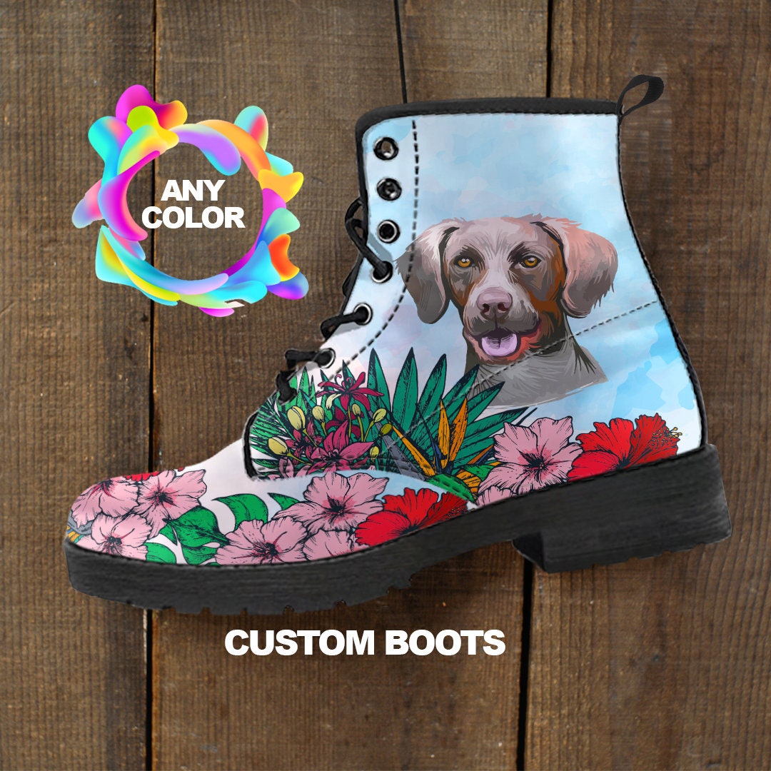 English Pointer Boots, English Pointer Lover Custom Picture, Animal ...